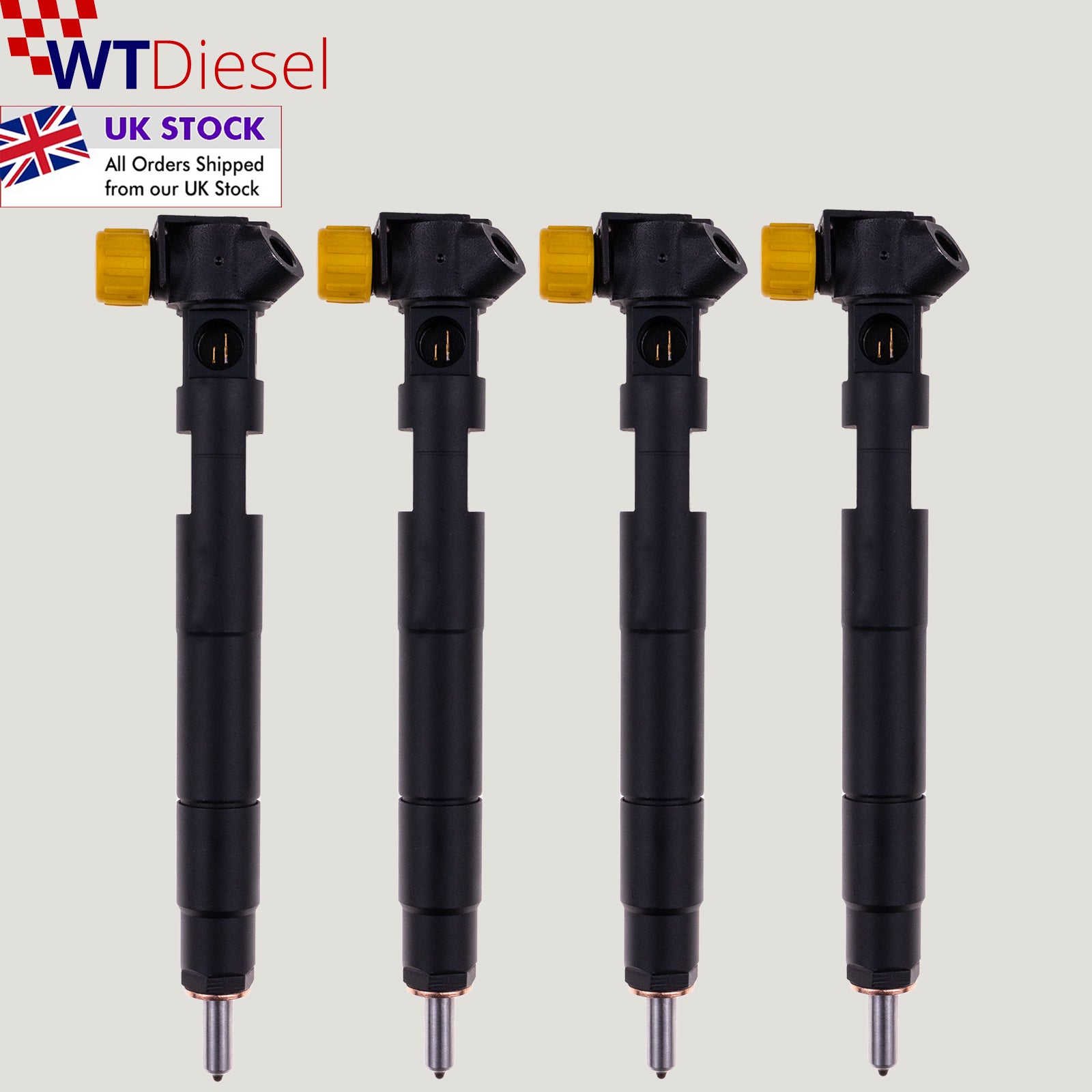 4X Remanufactured Delphi 2.2 Fuel Injectors A6510700587 28342997 A6510704987 R00002D – wtdiesel